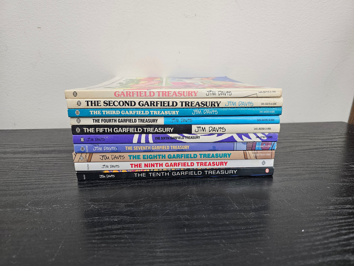 Garfield Treasury 10 Book Collection (Used Paperbacks) - Jim Davis ...